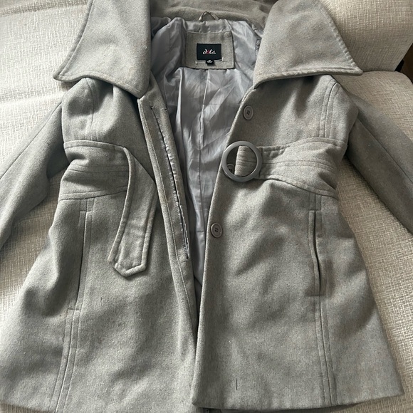 Dots | Jackets & Coats | Dots Gray Trench Coat With Classic Design ...